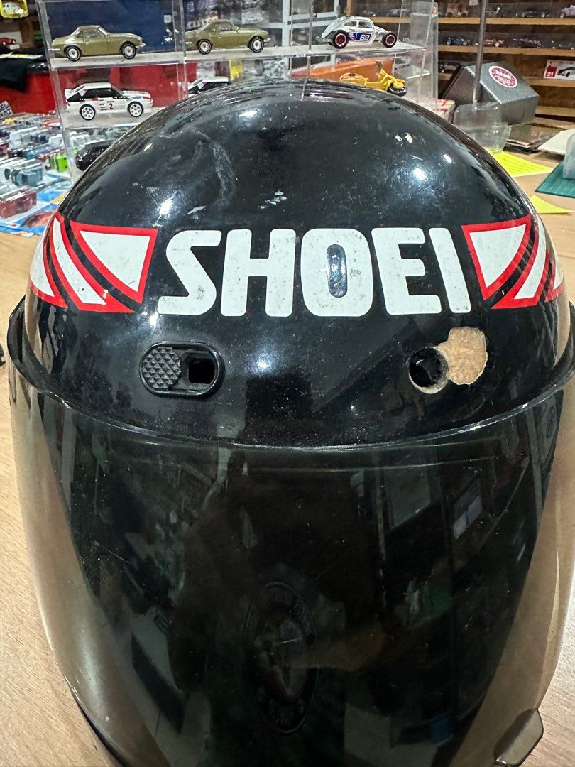 Vintage Japan SHOEI Full Face Helmet size L Nice Collection, Hobbies ...