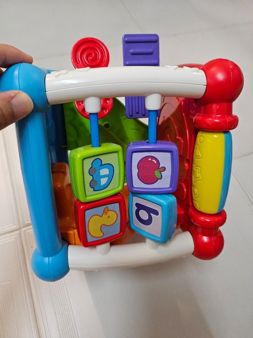 Vtech baby learn and turn cube, Babies & Kids, Infant Playtime on Carousell