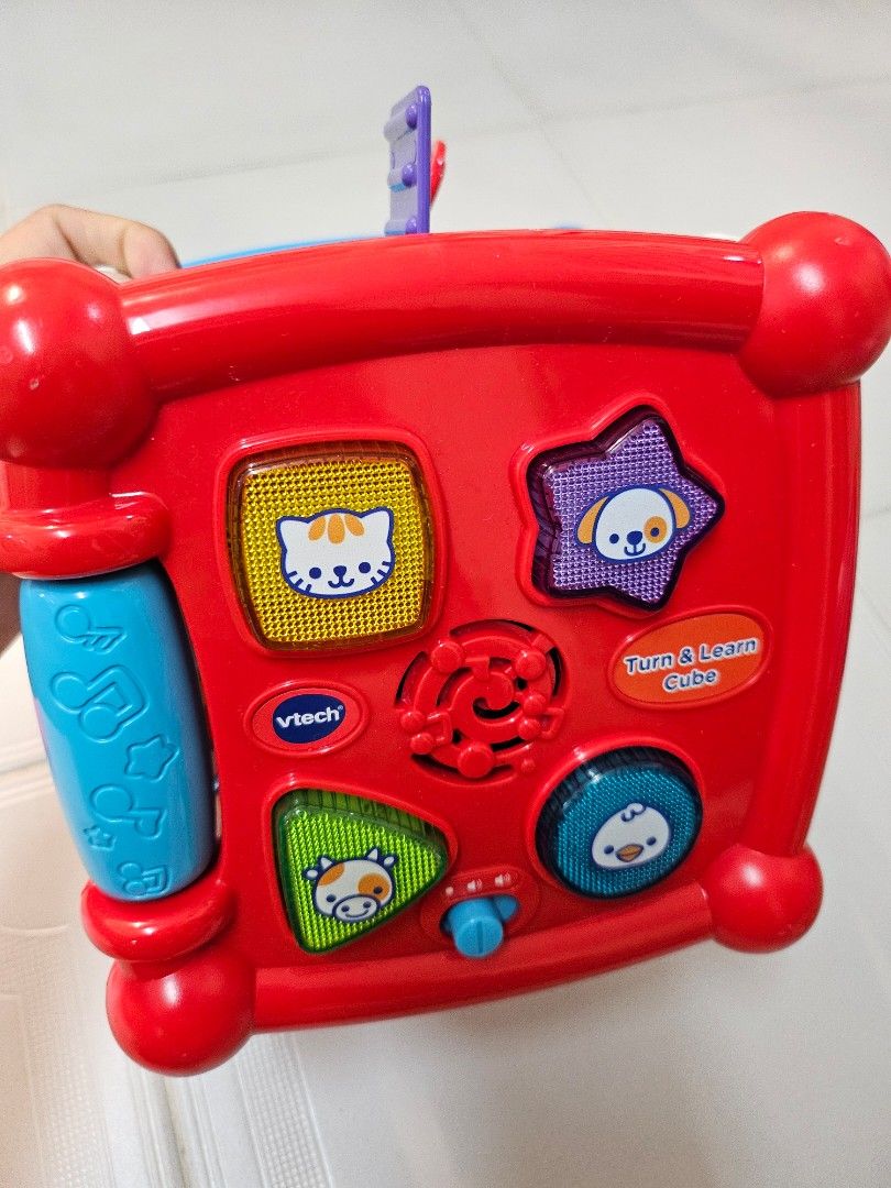 Vtech baby learn and turn cube, Babies & Kids, Infant Playtime on Carousell
