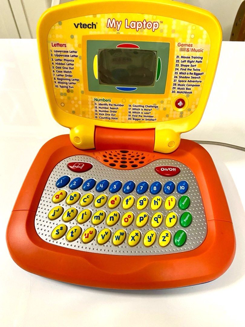 V-Tech Mini Laptop, Hobbies & Toys, Toys & Games on Carousell