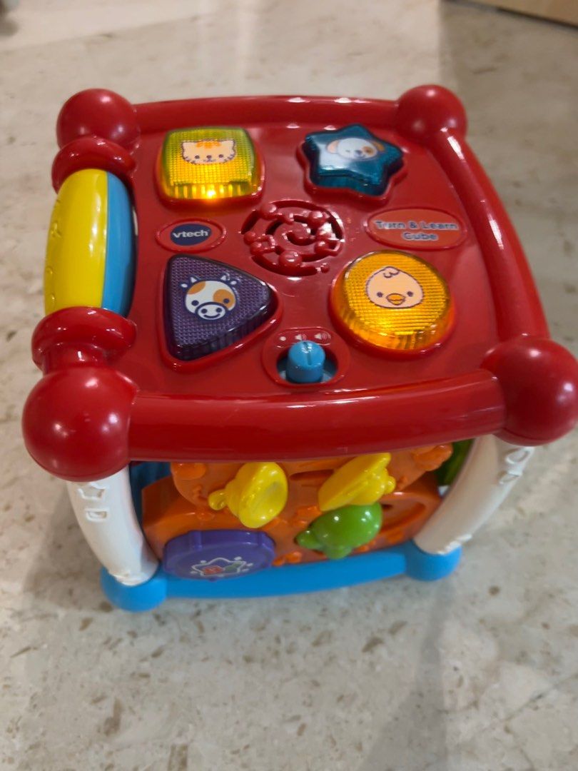 Vtech turn and learn cube, Babies & Kids, Infant Playtime on Carousell