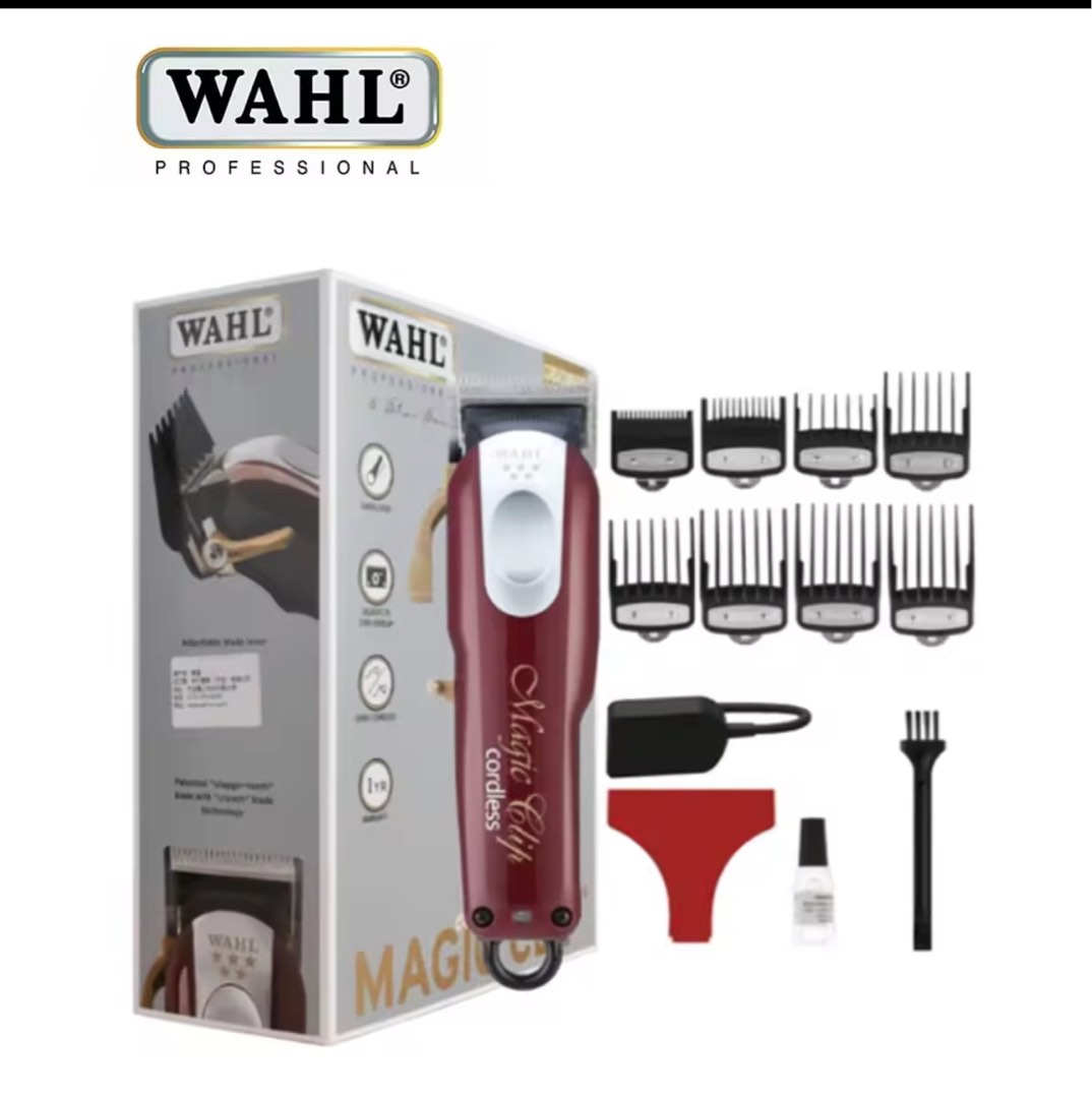 Wahl 8148 Professional 5 Star Cordless Magic Clip Hair Clipper with 100 ...