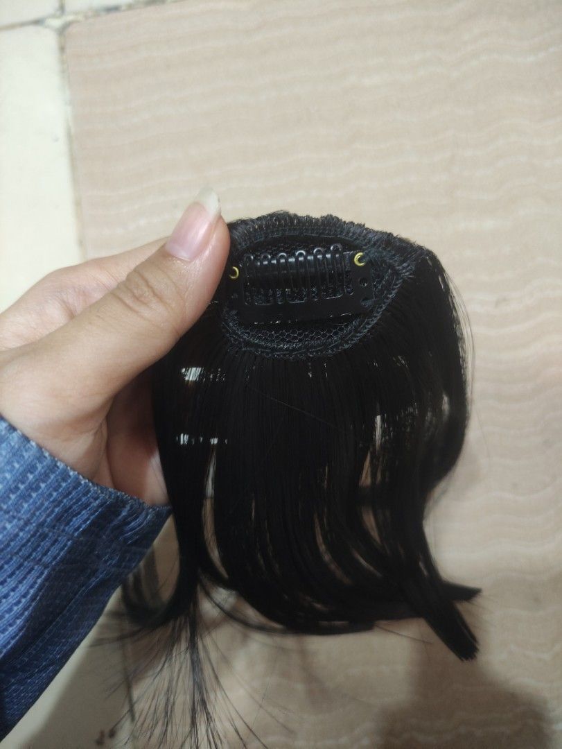 WIG HAIRCLIP PONI PALSU KOREA KAWAII LUCU, Fesyen Wanita, Aksesoris di ...