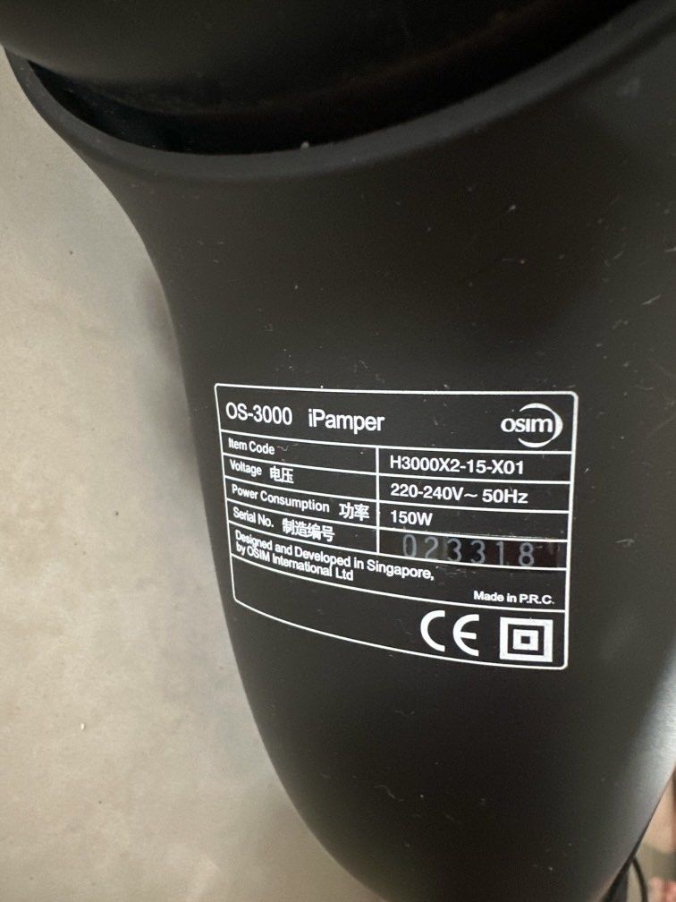 WTS: Osim iPamper, Health & Nutrition, Massage Devices on Carousell