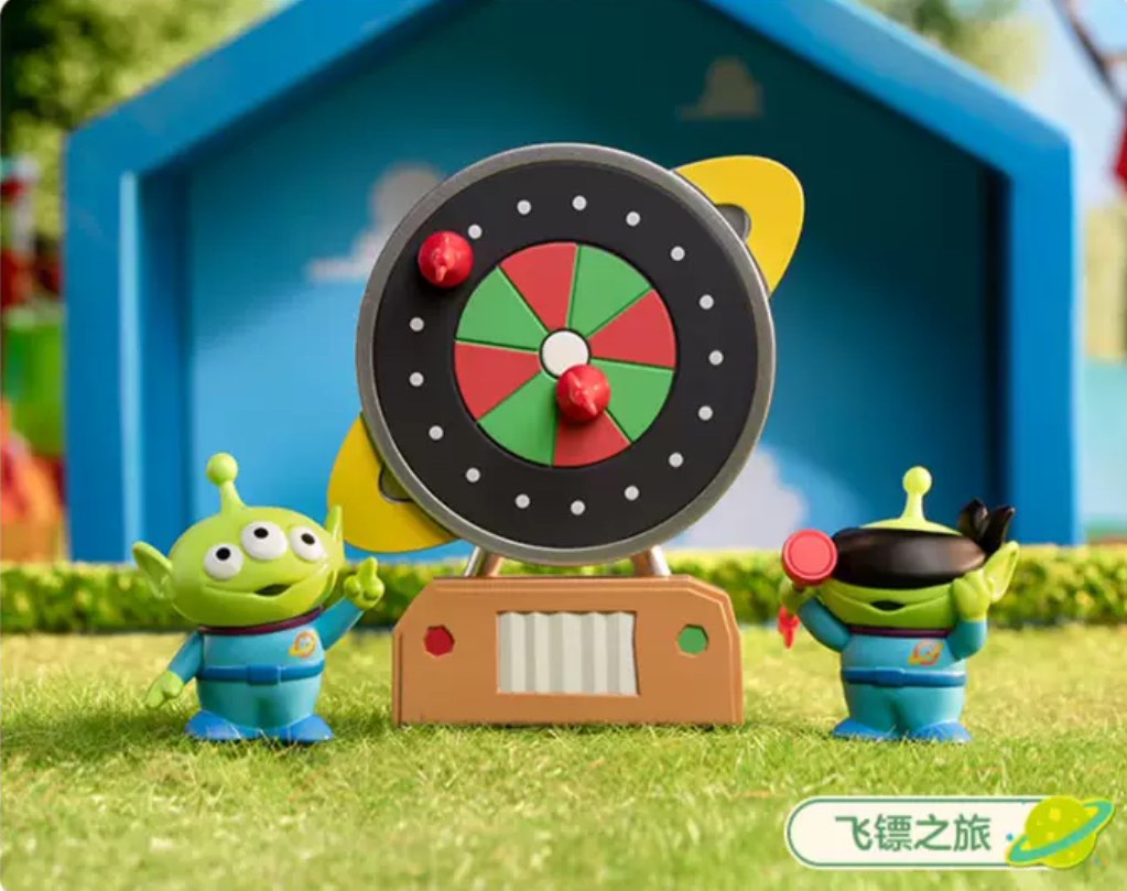 (WTT/WTS) popmart Toy Story alien party game dart tour, Hobbies & Toys ...