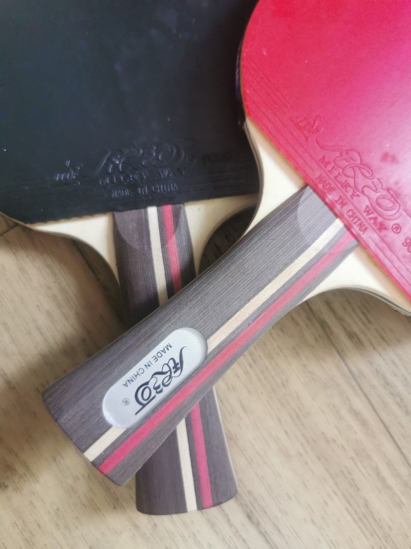 1 pair of ping pong bats/ table tennis rackets for beginners, Sports ...