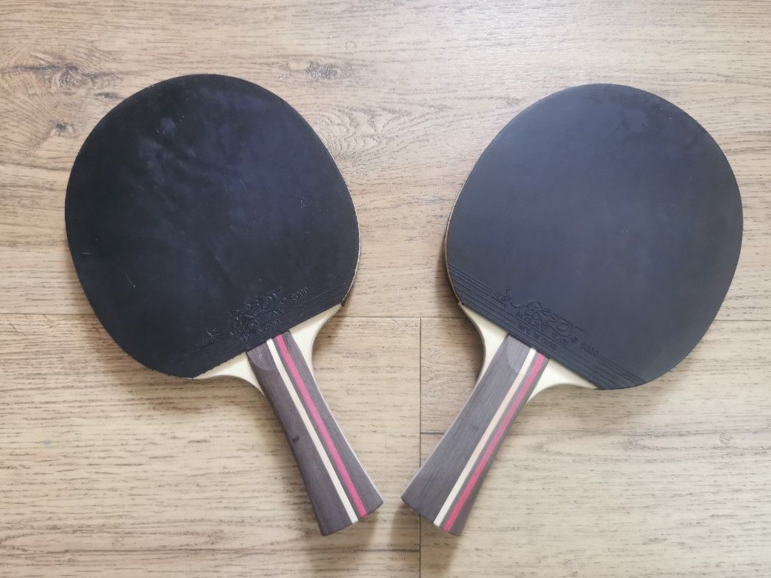 1 pair of ping pong bats/ table tennis rackets for beginners, Sports ...