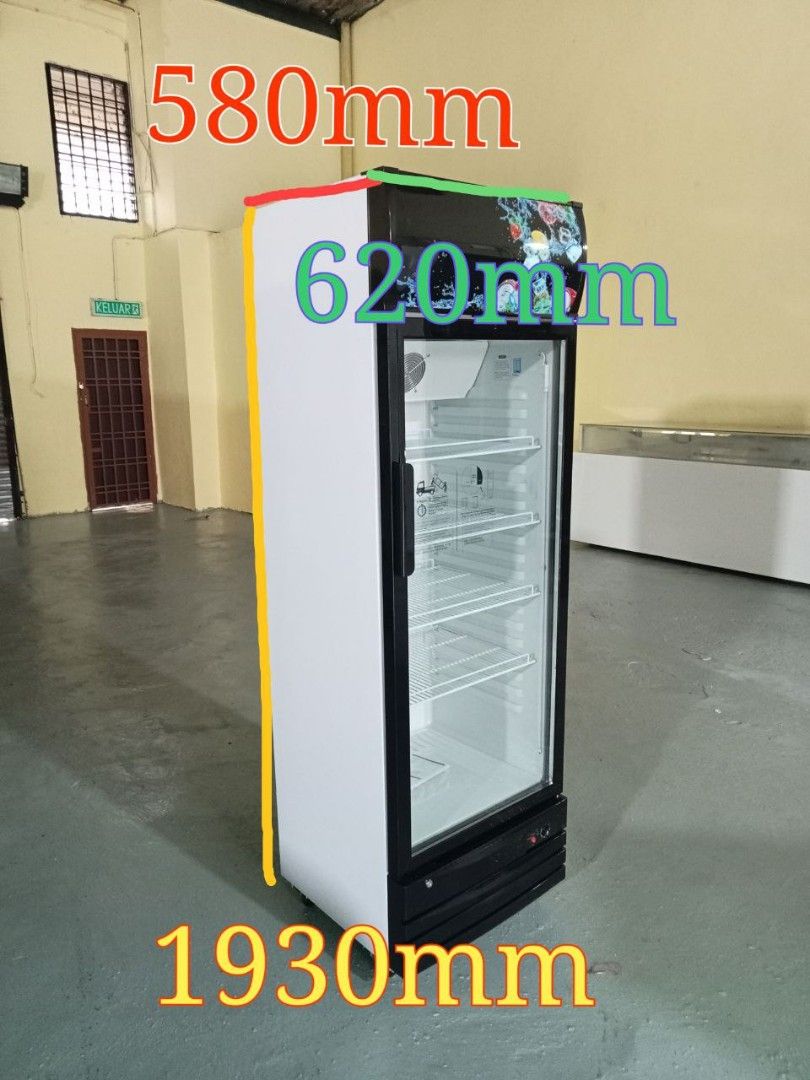 1 Door Display Chiller 350L, TV & Home Appliances, Kitchen Appliances ...