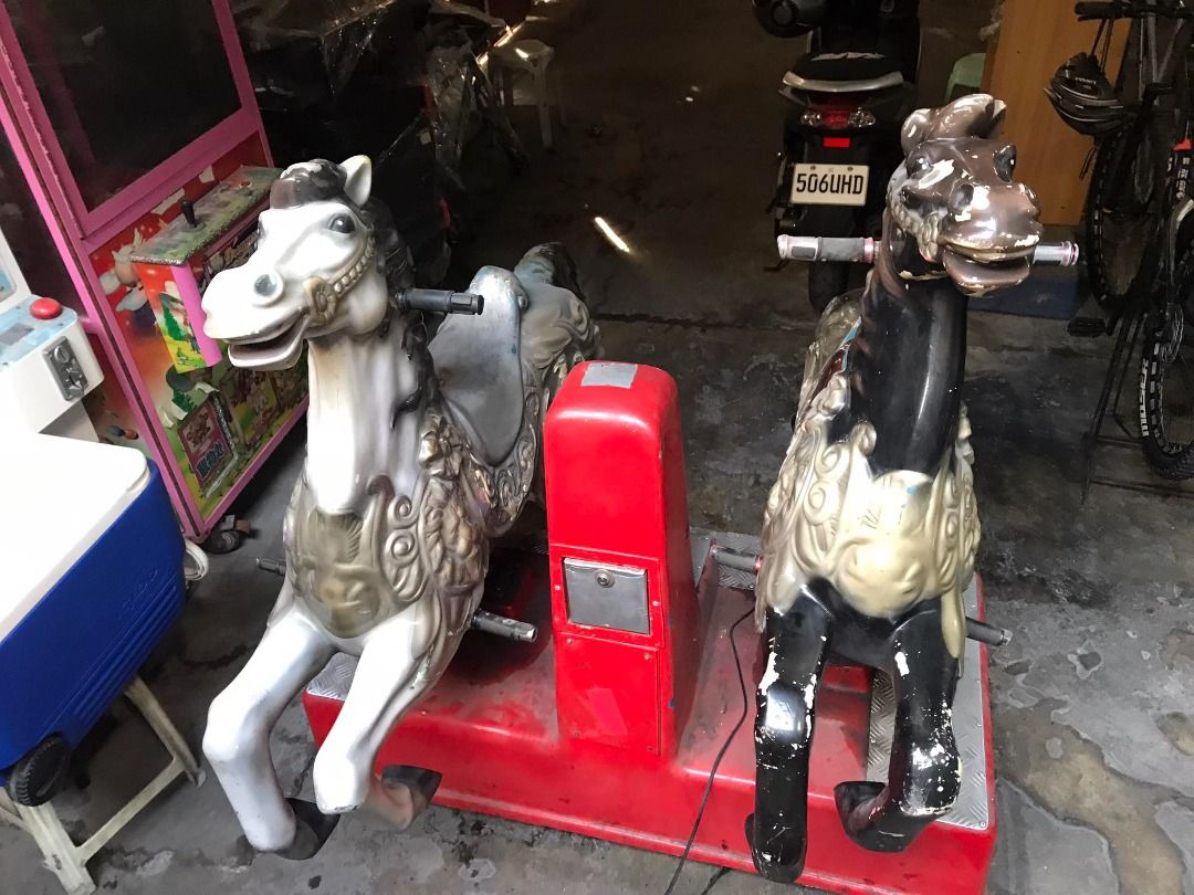 2 Horses Kiddie Ride Arcade Machine, Hobbies & Toys, Toys & Games on ...