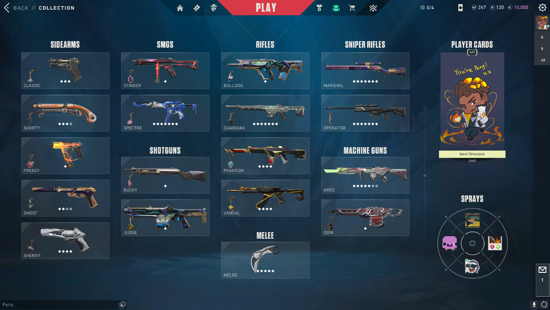 30 Premium Skins Stacked Valorant account With Champions, Video Gaming ...