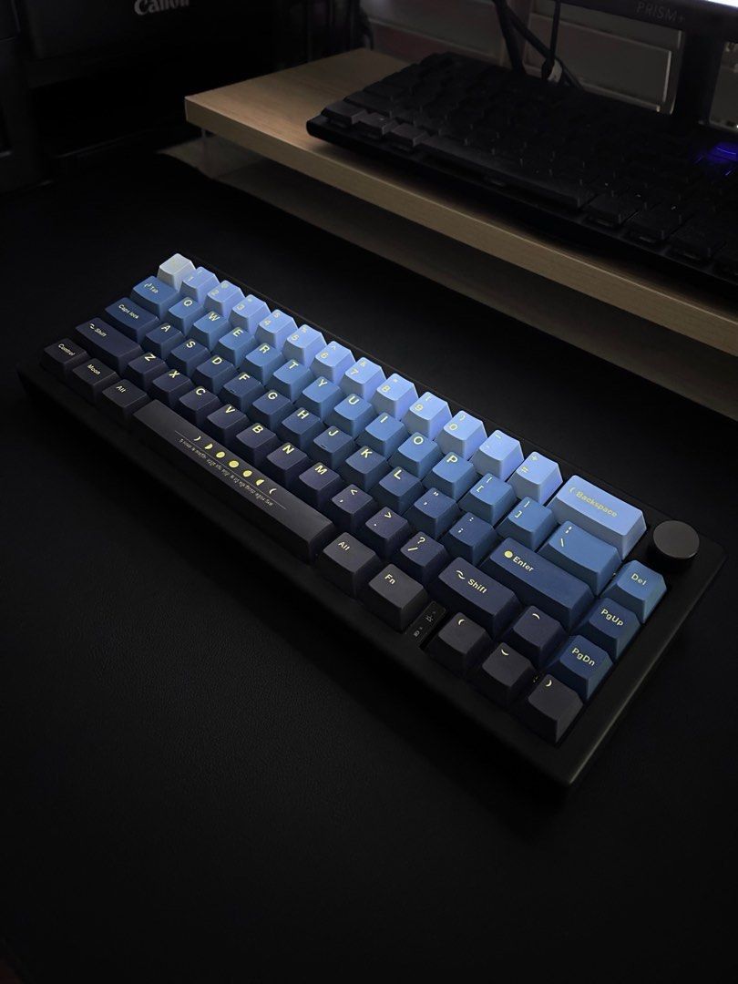 65% Custom Mechanical Keyboard (Sky Moon Keycaps), Computers & Tech, Parts & Accessories ...