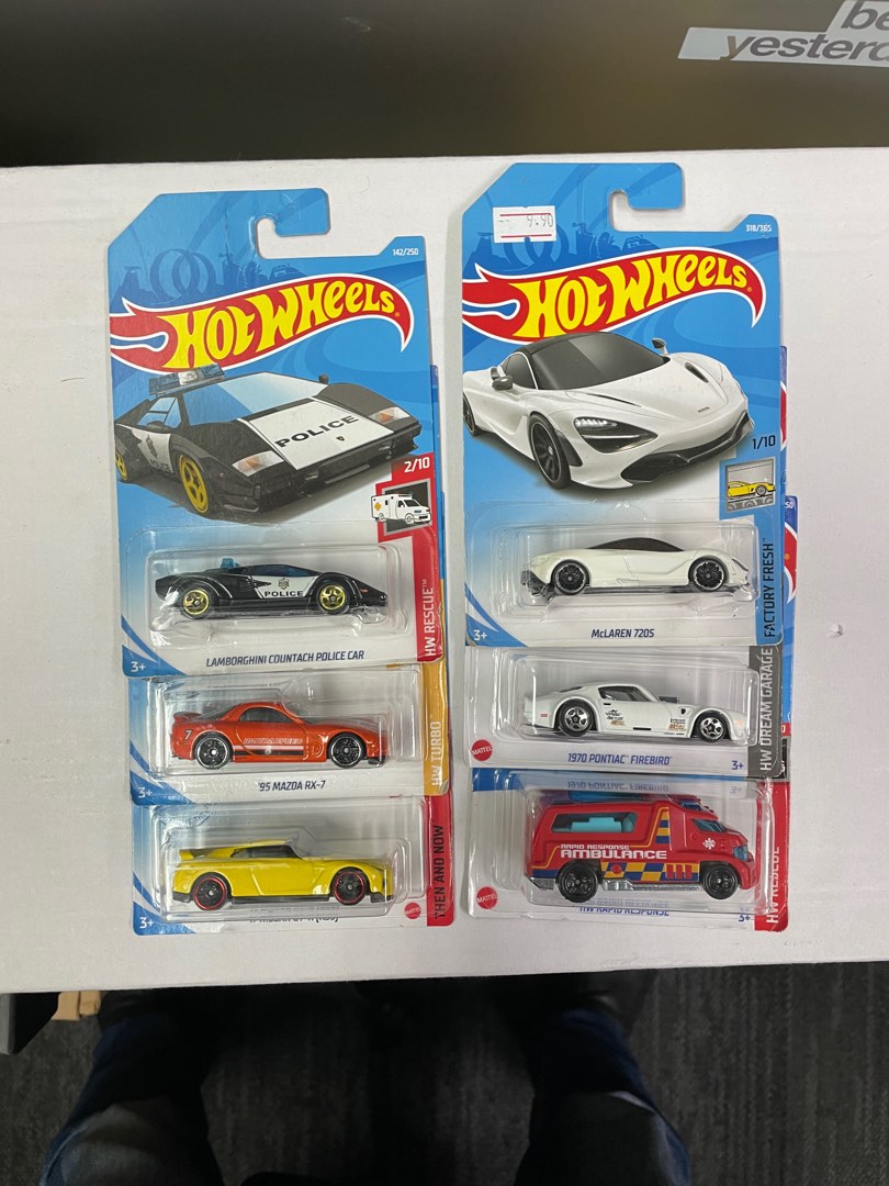 (6 for $18) Hot wheel sportcars clearance, Hobbies & Toys, Toys & Games ...
