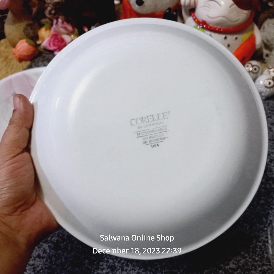 8.7" CORELLE BY CORNING USA MICROWAVABLE DEEP PLATES • SOLD PER PIECE ...