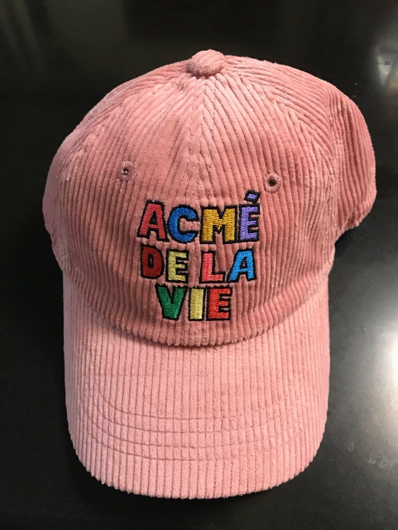 Acme De La Vie Corduroy cap (pink) , Men's Fashion, Watches ...