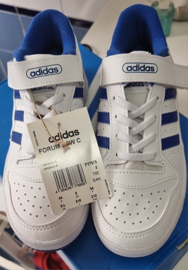 Adidas Kids Forum Low, Babies & Kids, Babies & Kids Fashion on Carousell