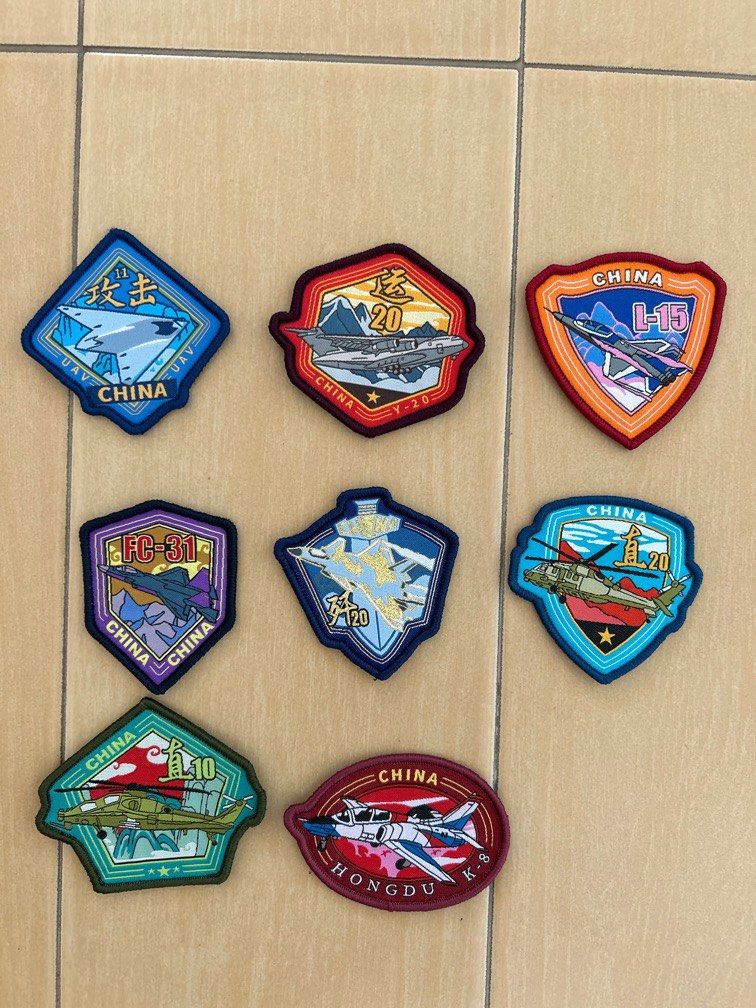 Aeroplane Velcro patches, Hobbies & Toys, Memorabilia & Collectibles ...