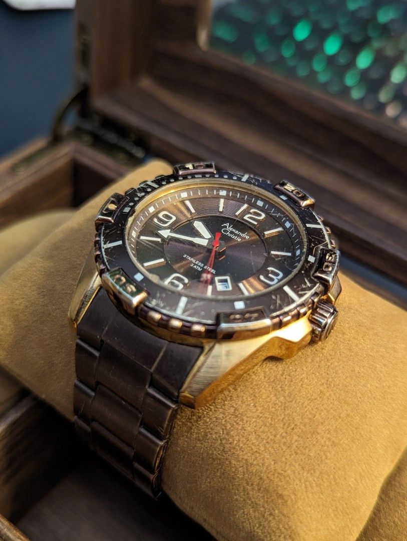 Alexandre Christie All Solid Stainless Steel 3ATM Watch For Men ...