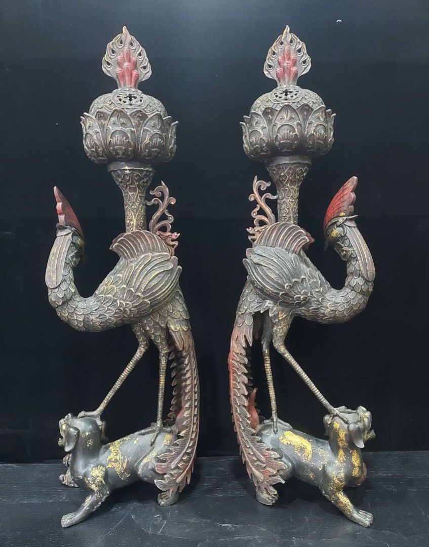 Antique Phoenix Bronze Incense Bruner, Hobbies & Toys, Memorabilia ...