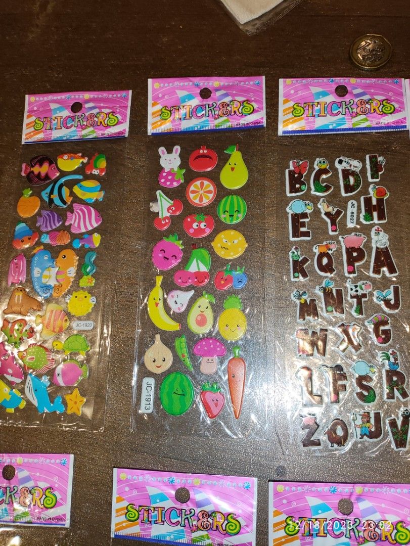 10 Assorted kids stickers set 1, Hobbies & Toys, Stationery & Craft ...