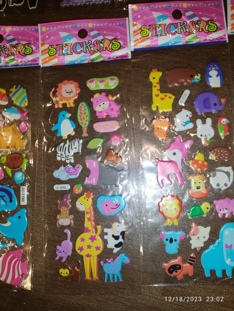 10 Assorted kids stickers set 1, Hobbies & Toys, Stationery & Craft ...