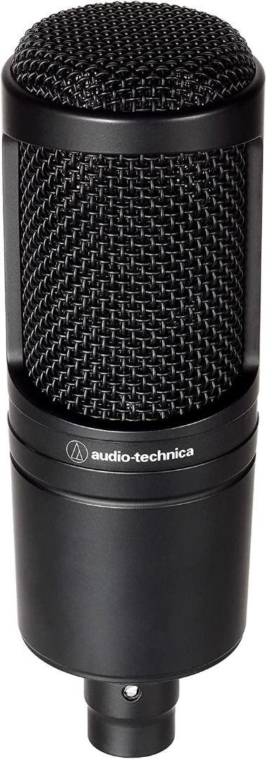 Audio-Technica AT2020 Cardioid Condenser Studio XLR Microphone, Ideal ...