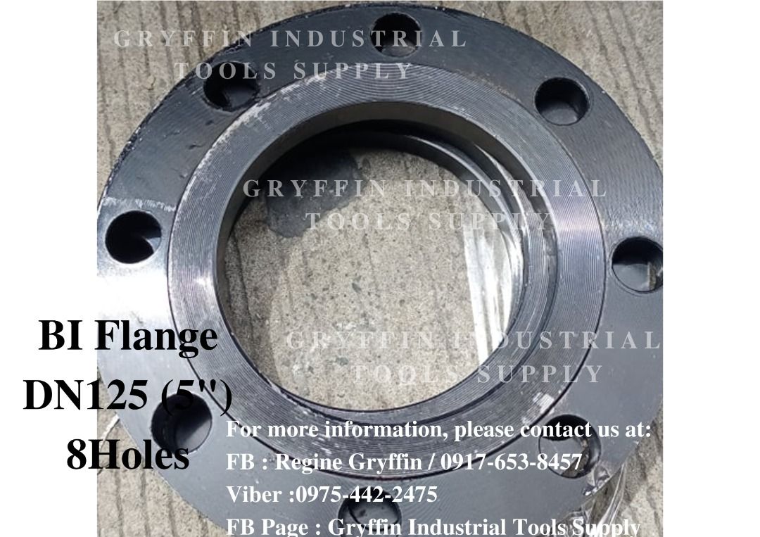 BI Flange DN125 (5") 8Holes, Commercial & Industrial, Industrial ...