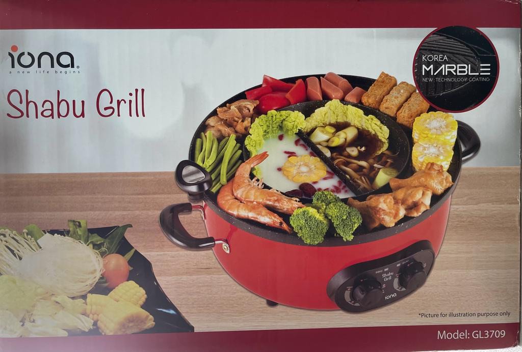 (BNIB) IONA Shabu Shabu Grill (Model GL3709), TV & Home Appliances ...