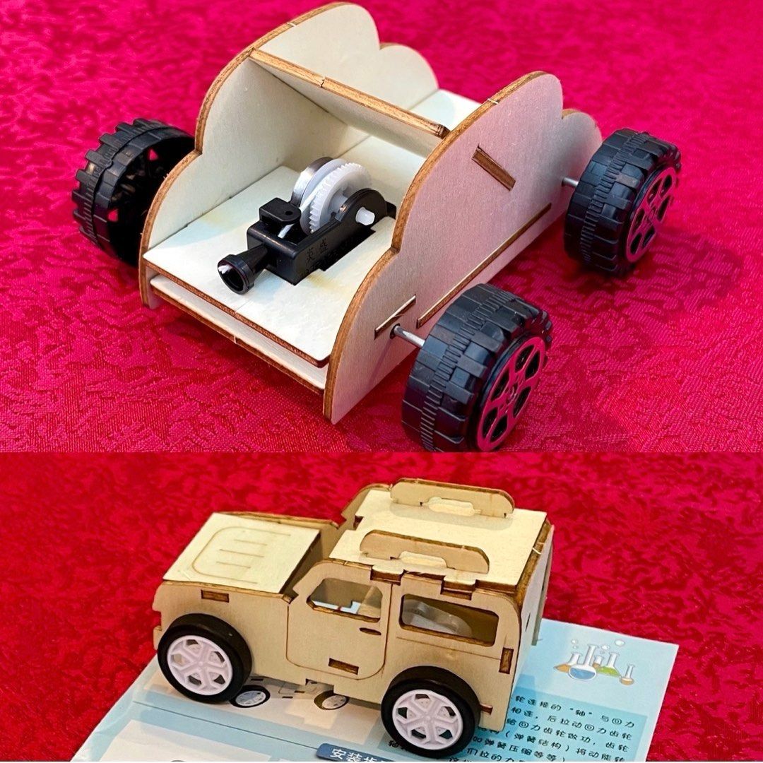 BNIP DIY Wood Toy Car Truck DIY Car Building Projects DIY Craft ...