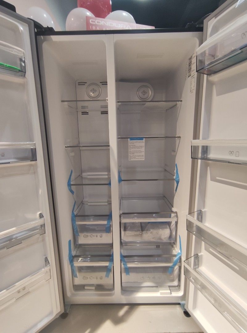 Brand New Condura Side by Side Refrigerator Inverter Ref CSS-472i 16.7 ...