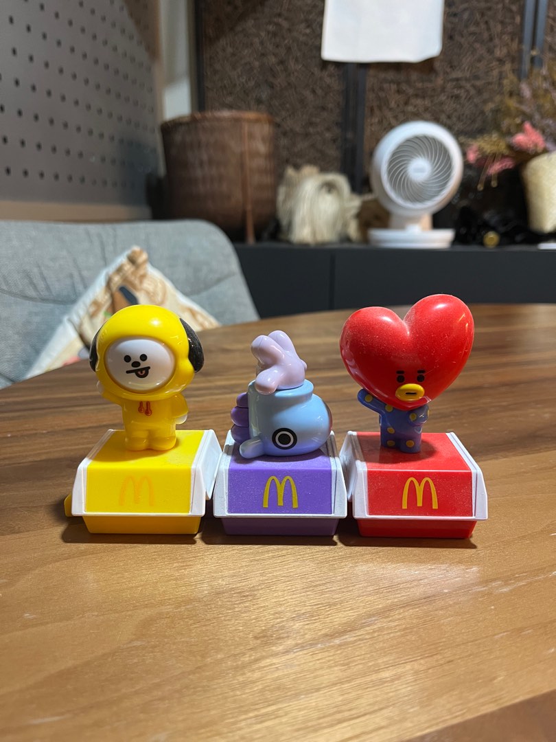 BT21 X McDo Happy Meal Chimmy, Mang, Tata, Hobbies & Toys, Memorabilia & Collectibles, Fan ...