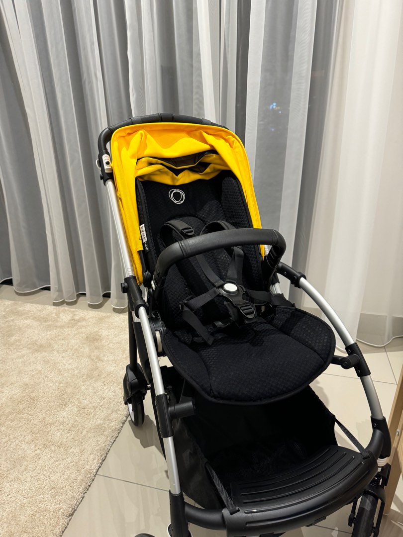 Bugaboo Bee 6 Aluminium Chassis + Yellow Canopy, Babies & Kids, Going ...