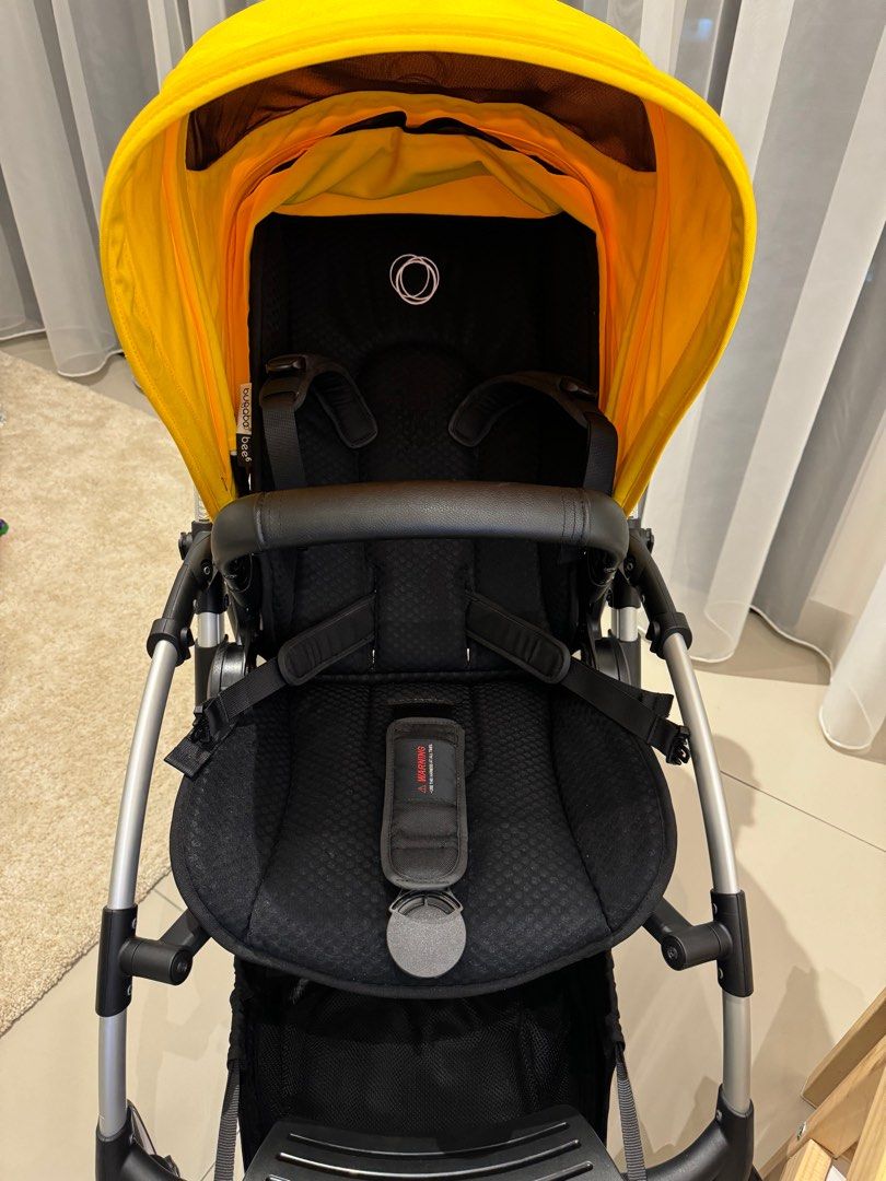 Bugaboo Bee 6 Aluminium Chassis + Yellow Canopy, Babies & Kids, Going ...