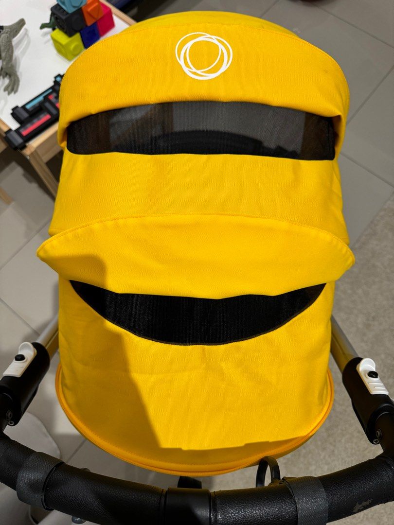 Bugaboo Bee 6 Aluminium Chassis + Yellow Canopy, Babies & Kids, Going ...