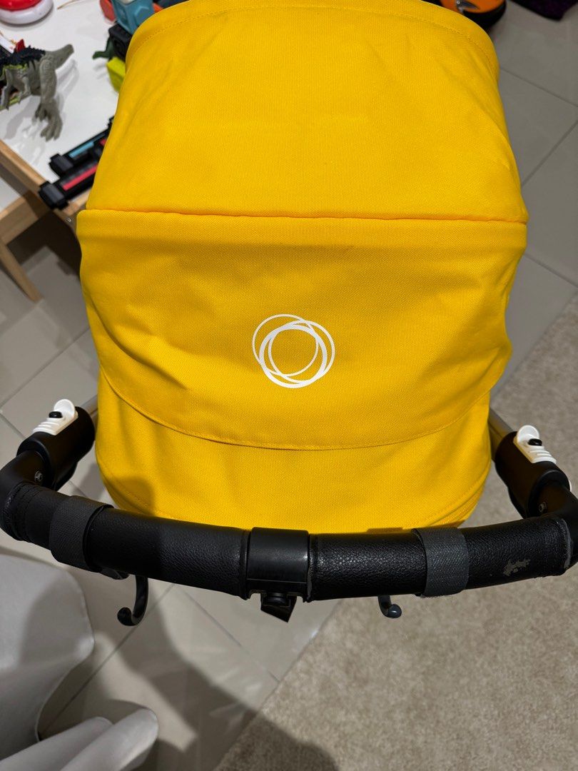 Bugaboo Bee 6 Aluminium Chassis + Yellow Canopy, Babies & Kids, Going ...