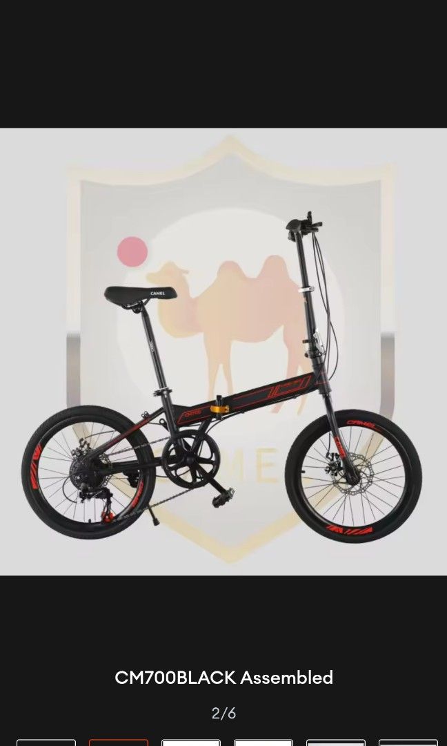 Camel Foldable bike, Sports Equipment, Bicycles & Parts, Bicycles on ...