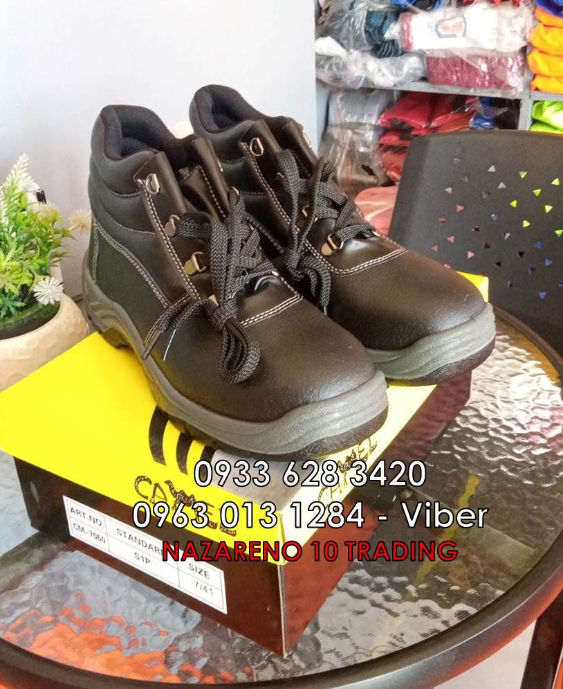 Camel Safety Shoes Hi -Cut black Camel 7060, Looking For on Carousell