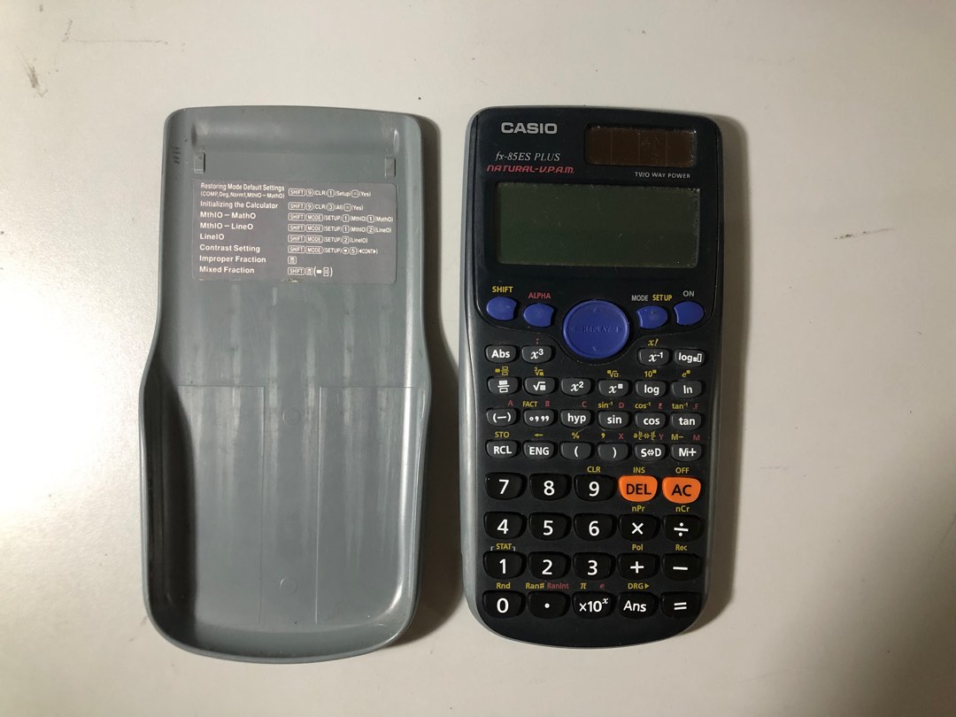CASIO fx-85 ES PLUS Scientific Calculator, Hobbies & Toys, Stationary ...