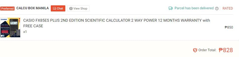 CASIO FX85ES PLUS 2ND EDITION SCIENTIFIC CALCULATOR 2 WAY POWER ...