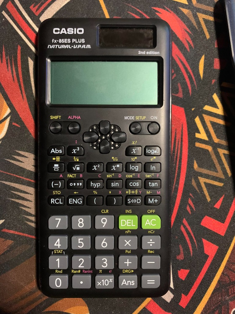 CASIO FX85ES PLUS 2ND EDITION SCIENTIFIC CALCULATOR 2 WAY POWER ...