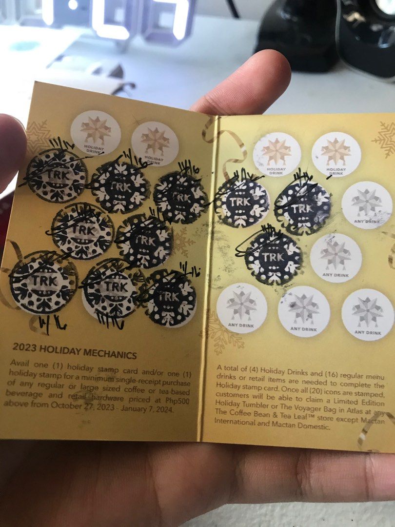 CBTL STAMP CARD, Tickets & Vouchers, Store Credits on Carousell