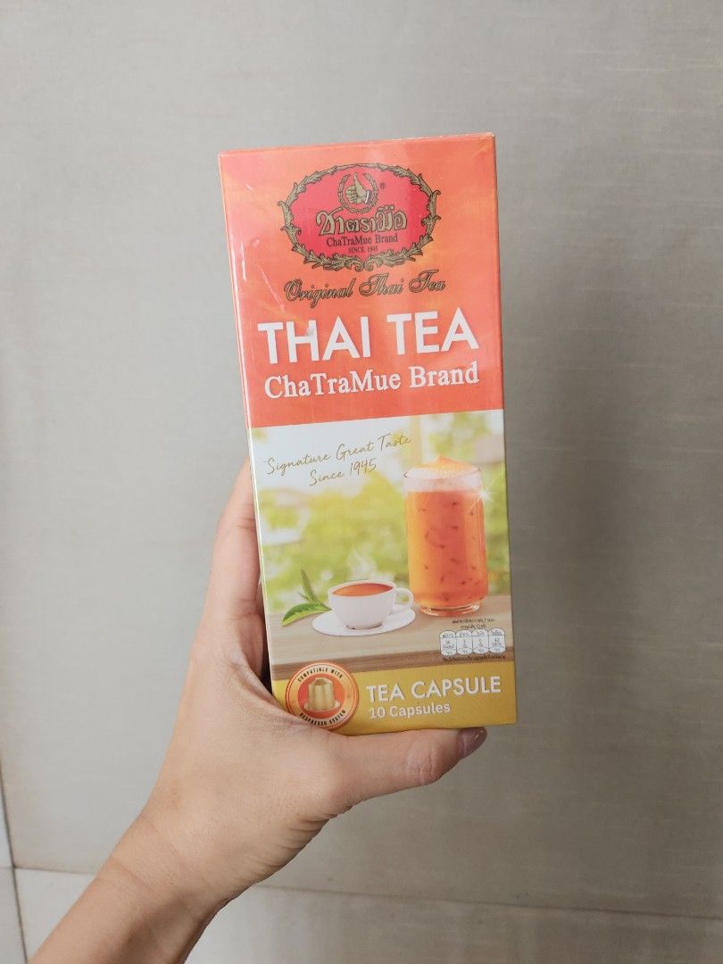 Ready stock! Cha Tra Mue Thai Tea Capsule, Food & Drinks, Beverages on ...