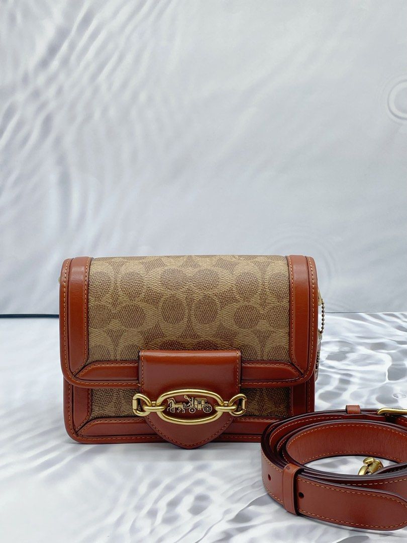 COACH HERO CROSSBODY IN SIGNATURE CANVAS -FULL SET-, Luxury, Bags ...