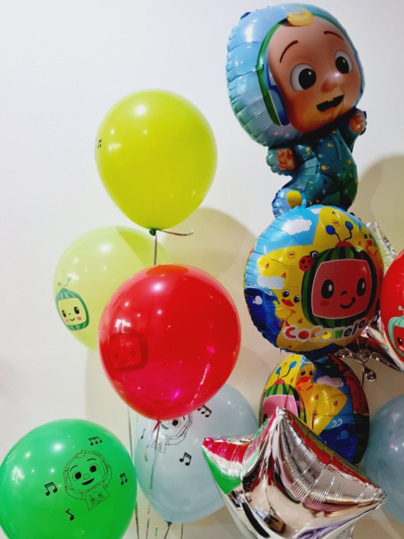 Cocomelon helium balloons, Hobbies & Toys, Stationery & Craft ...
