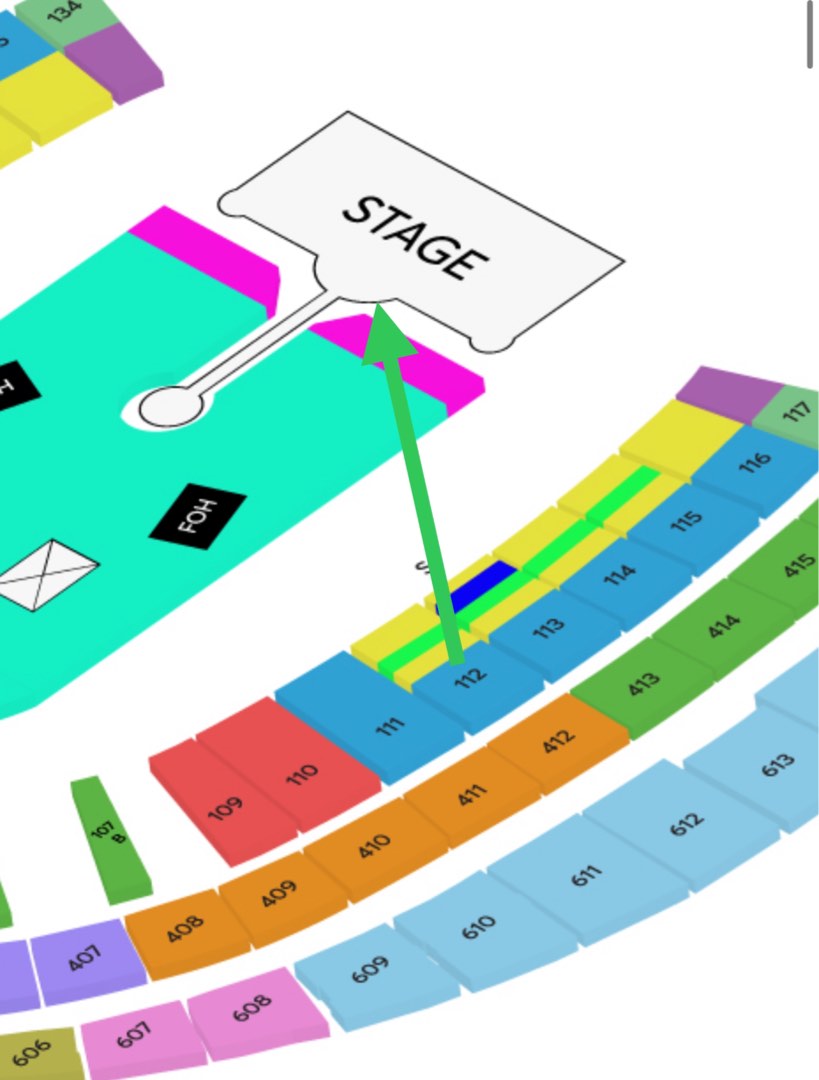 Coldplay CAT 2 ticket - Sec 112, Tickets & Vouchers, Event Tickets on Carousell