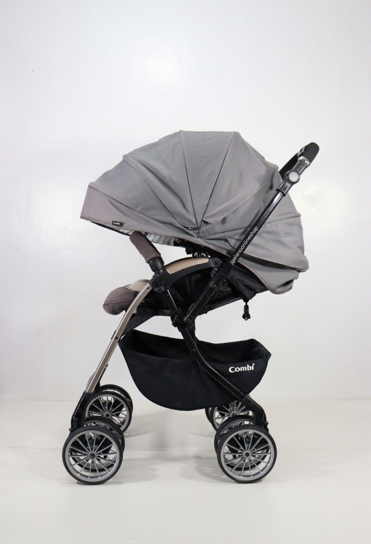 Combi Umbretta Premium Newborn Stroller High Seat, Babies & Kids, Going ...