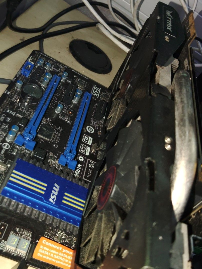 Combo motherboard gpu cpu and cpu cooler, Computers & Tech, Desktops on ...