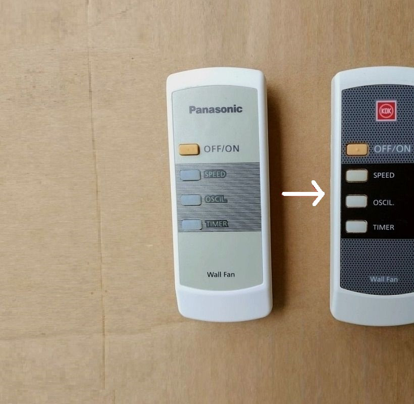 Compatable Remote Control for KDK Wall fan, Furniture & Home Living ...