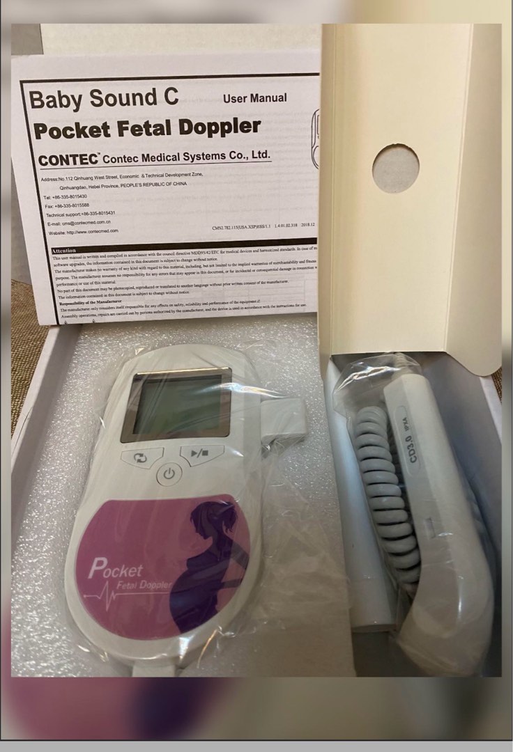 胎心機/Contec Baby Sound C fetal doppler 3.0mhz probe /High level Model 👍👍 ...