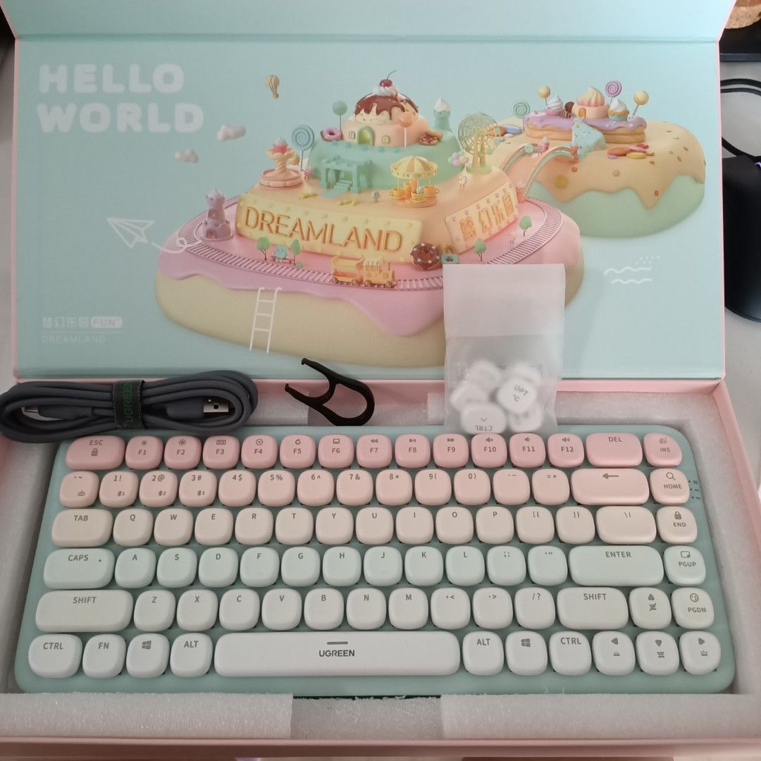 Cotton Candy Mechanical keyboard (Brand new), Computers & Tech, Parts ...