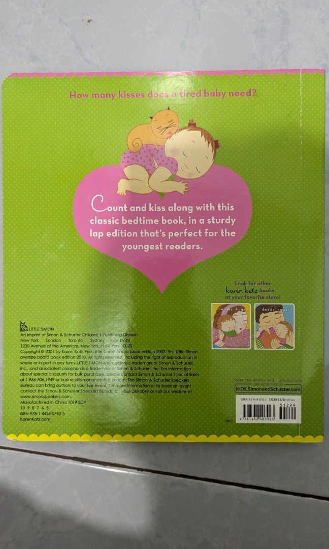 Counting kisses by Karen Katz, Buku & Alat Tulis, Buku Anak-Anak di ...